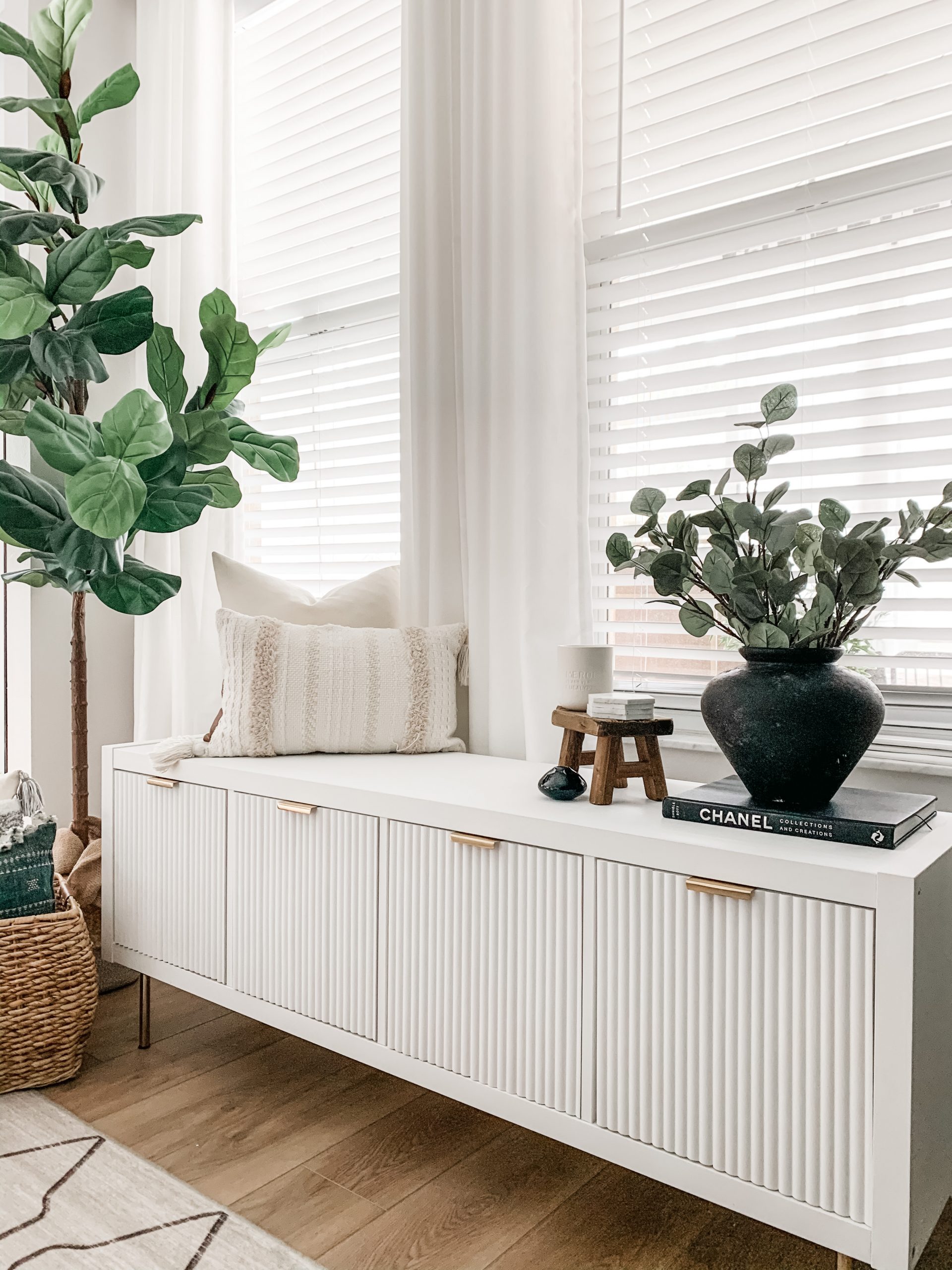 Best Ikea Hack Ikea Kallax Into A Fluted Media Console XO My Home